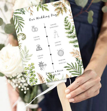 Wedding Program Fans – Hibrides