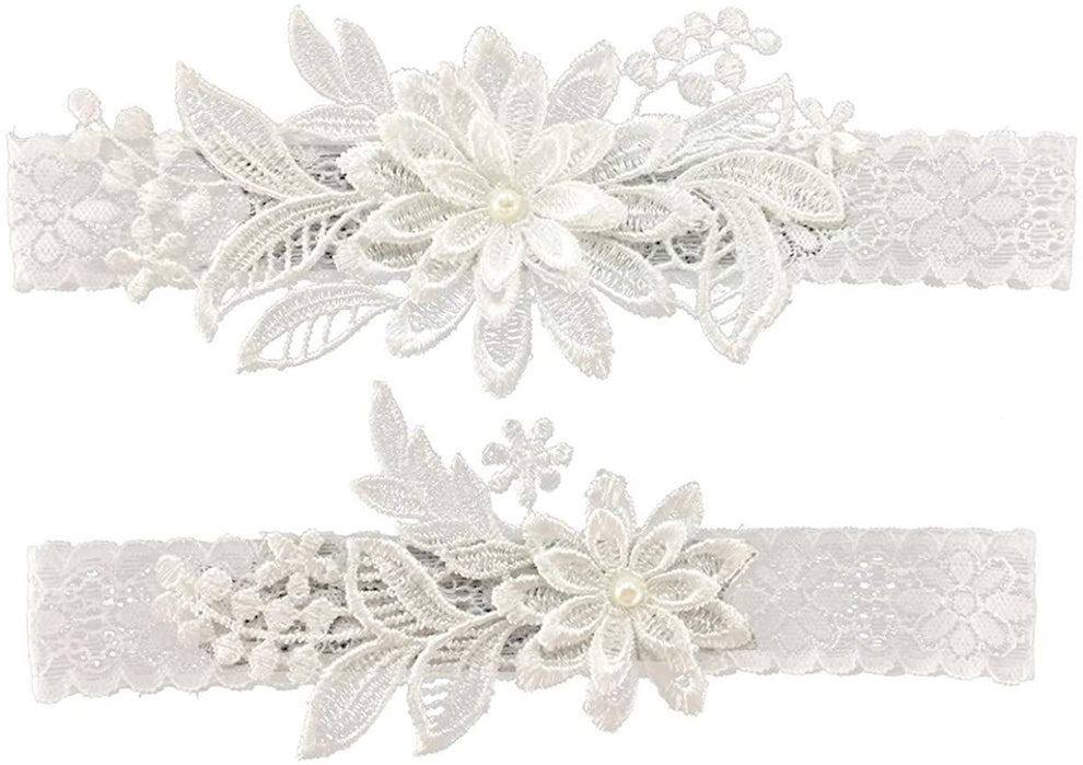 Wedding Garters for Bride Bridal Lace Garter Set – Hibrides