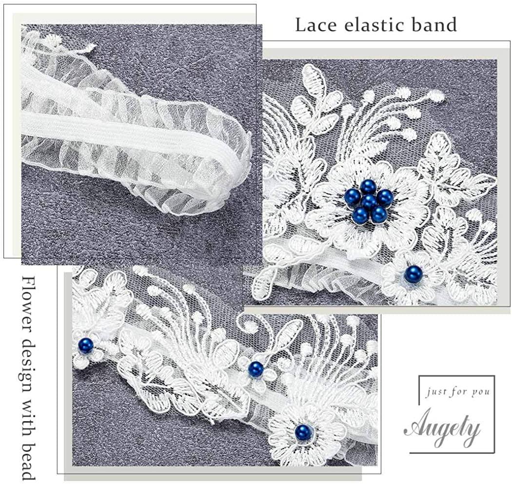 Bride Wedding Leg Garter Set White Lace Garter Belt – Hibrides